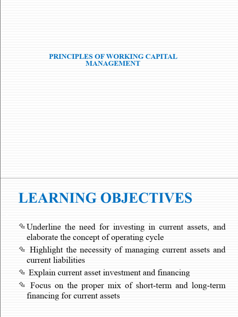 Lecture33-33 - 19401 - Working Capital Management | PDF | Working ...