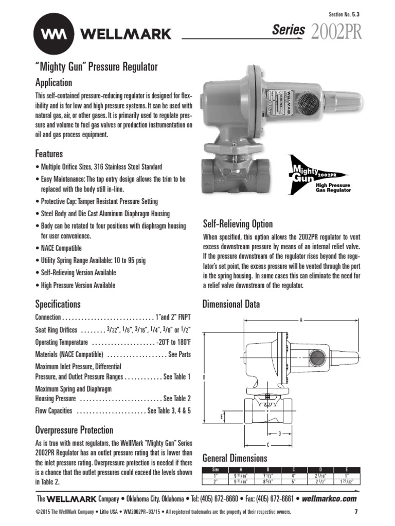 WELMARK - Datasheet - Safety Relief Valves - 2015 | PDF | Valve | Pressure