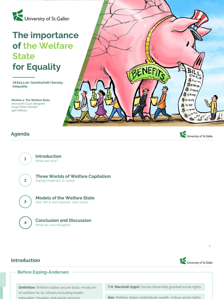 Presentation Welfare State | PDF | Welfare | Welfare State