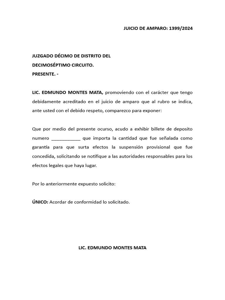 Escrito Sergio MP | PDF