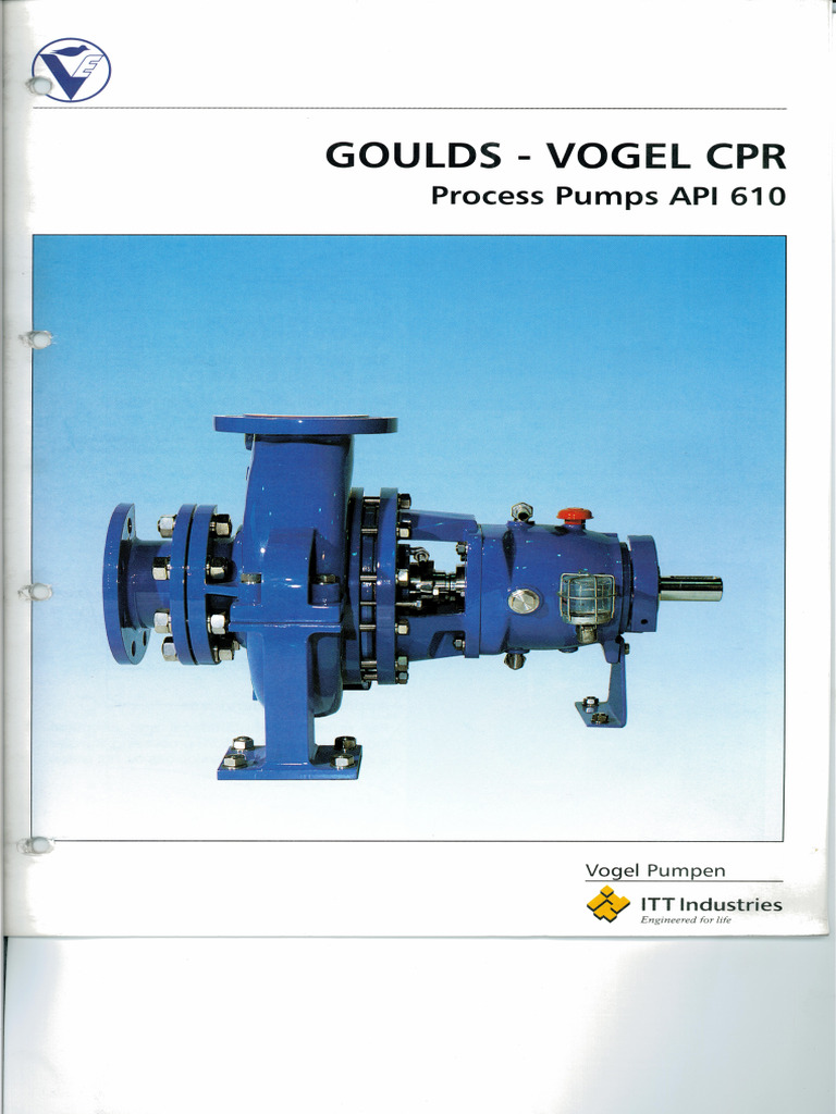 Brochure Vogel Pump CPR | PDF