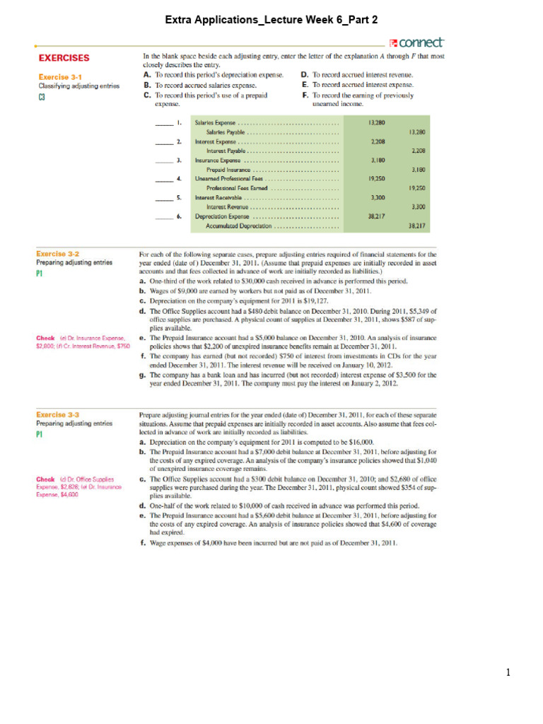 Extra Applications - Lecture Week 6 - Part 2 | PDF | Expense | Financial Services