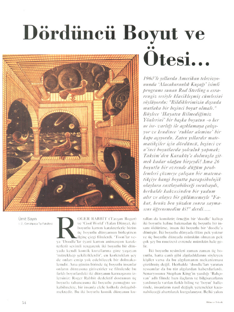 Dorduncuboyutveotesi | PDF