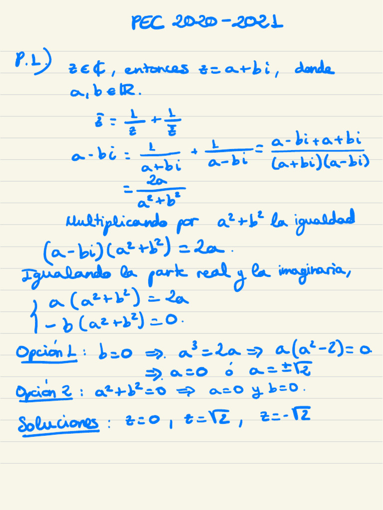 Solución PEC 2020 2021 | PDF | Conceptos matemáticos | Matemáticas