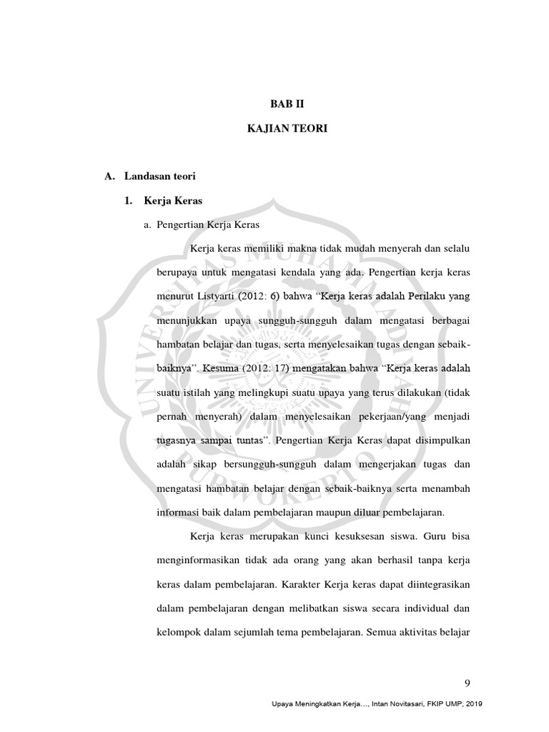 Intan Novitasari - Bab II | PDF | Karier & Perkembangan