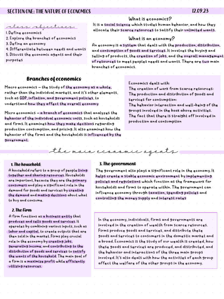 The Nature of Econ | PDF | Economics | Economies