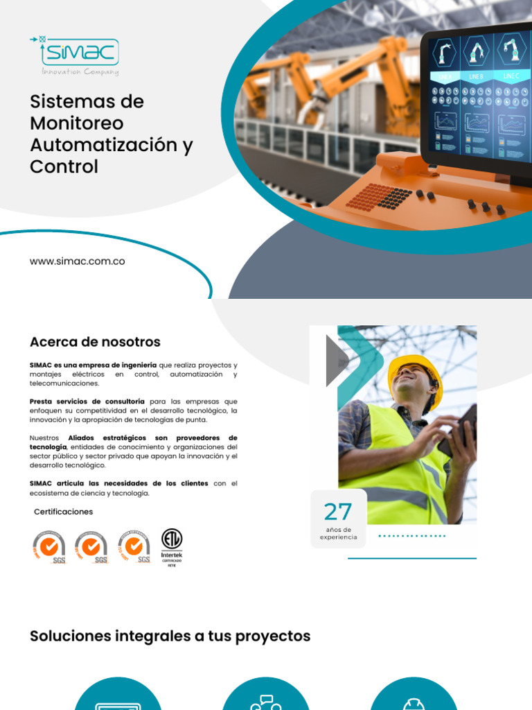 Brochure SIMAC | PDF | Automatización | Business