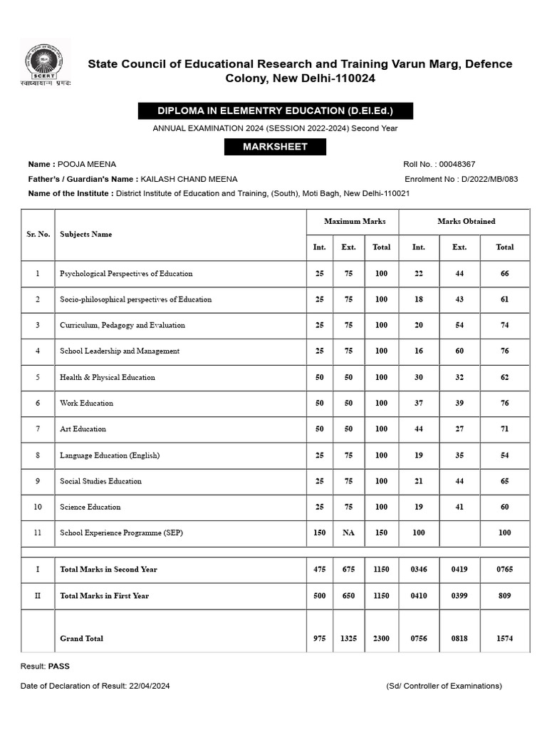 Deled Result | PDF