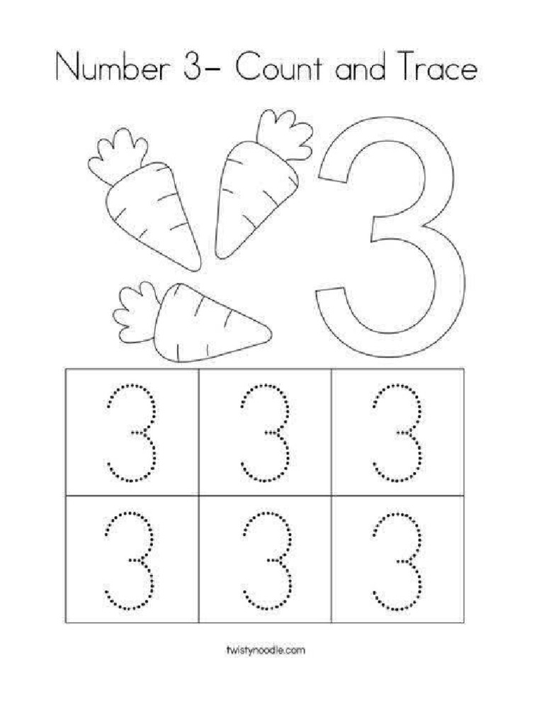 1K numbers 3 4 worksheet | PDF