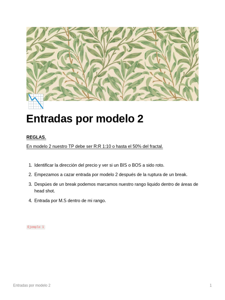 Entradas Por Modelo 2 | PDF