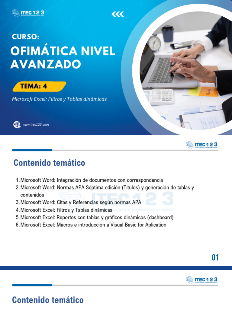 TEMA 4 - OFIMÁTICA NIVEL AVANZADO | PDF | Microsoft Excel | Microsoft ...