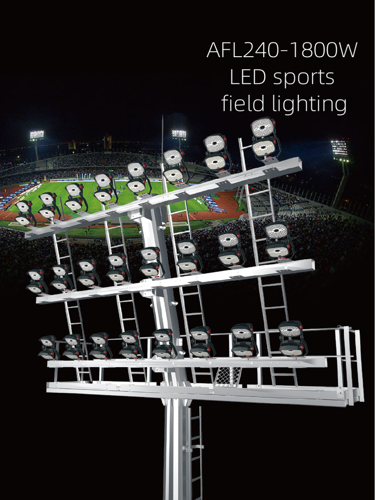 AFL240-1800W LED Field Lighting System | PDF | Lighting | Light
