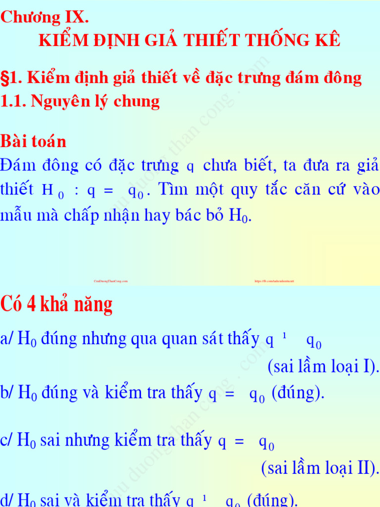Xac-Suat-Thong-Ke - Dang-Han - Giaoantk-10-Kiem-Dinh-Gia-Thuyet-Thong-Ke - (Cuuduongthancong ...