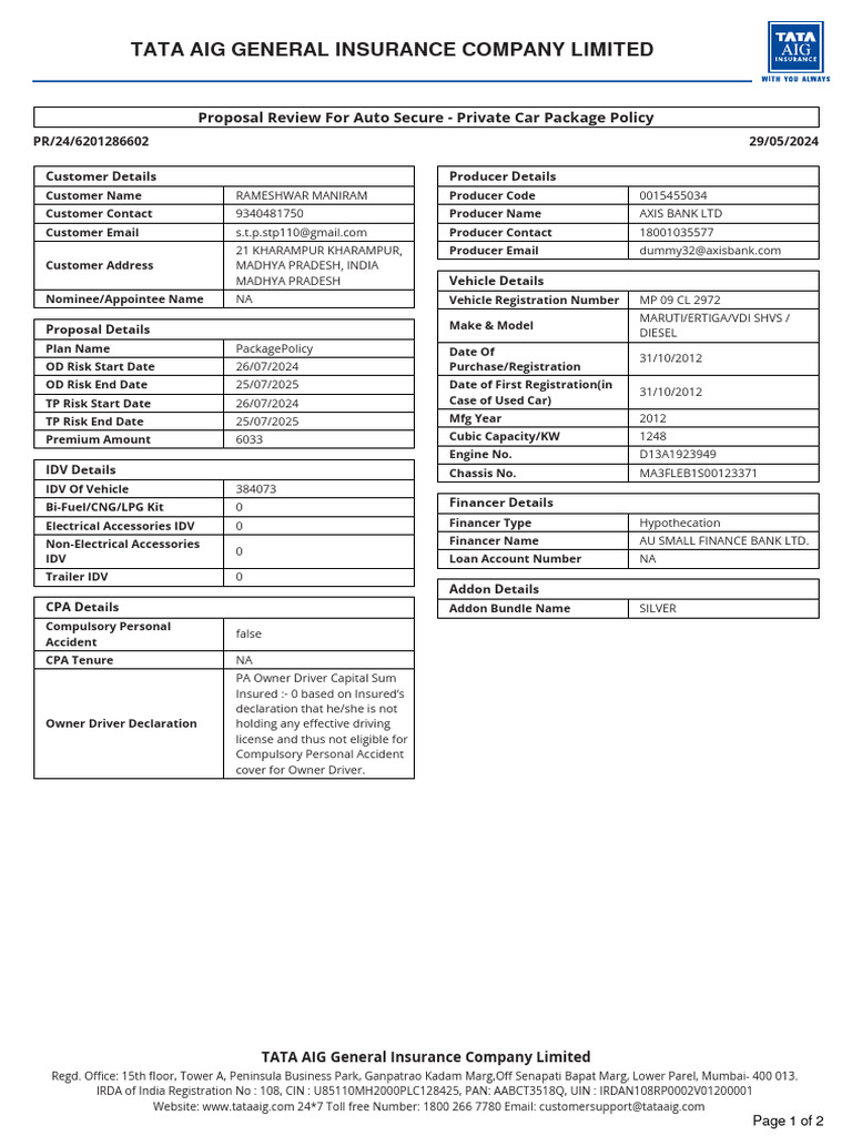 Car Insurance | PDF | Insurance | Financial Services