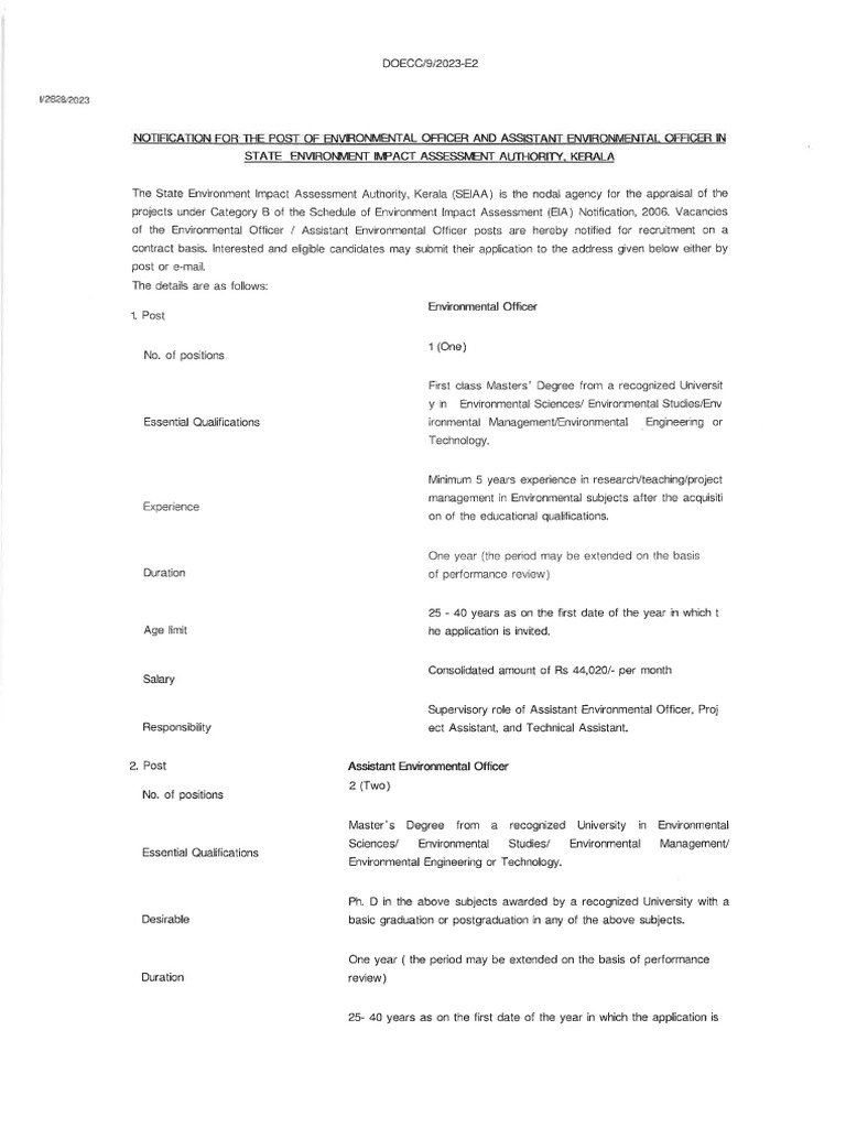 Notification EO AEO | PDF