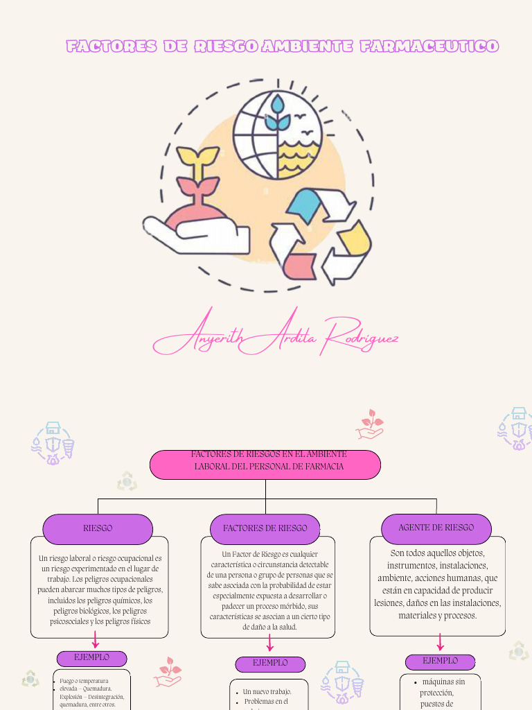 Mapa Conceptual Factores de Riesgo Ambientales | PDF | Riesgo