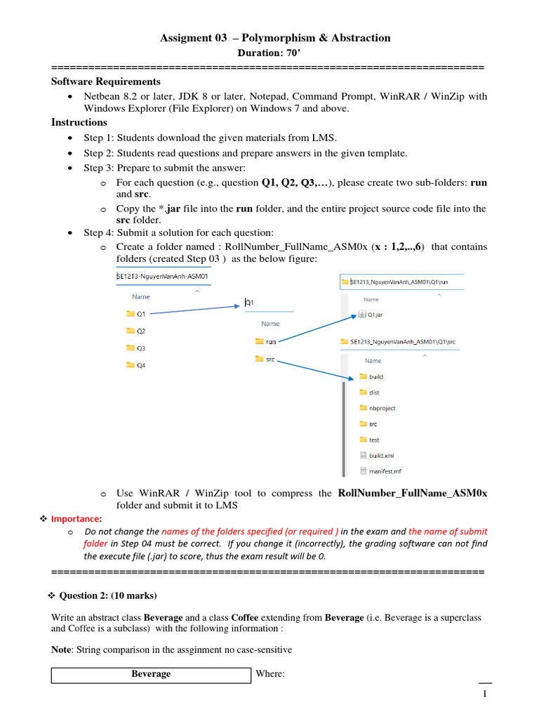 Asm 03 | PDF | Constructor (Object Oriented Programming) | Programming