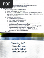 FFA Opening and Closing Ceremony Script | PDF