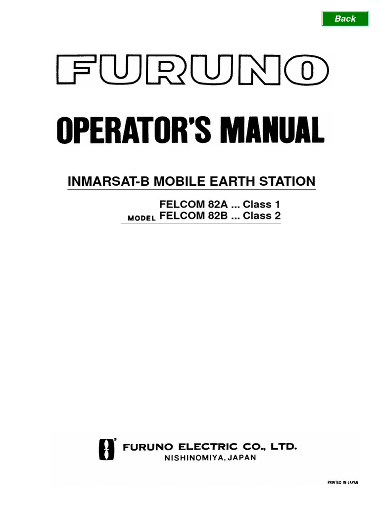 FELCOM 82 Operator's Manual J 10-19-05 | PDF | Telephone | Telecommunications