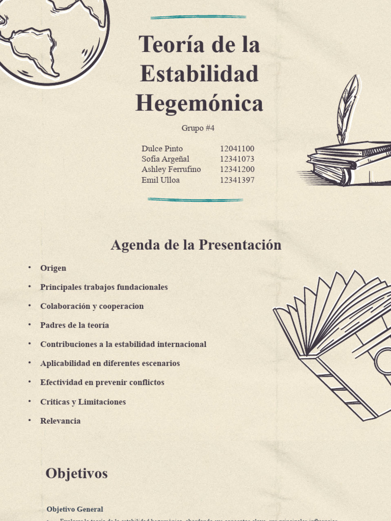 Teoría de la Estabilidad Hegemónica | PDF | Hegemonía | Guerra Fría