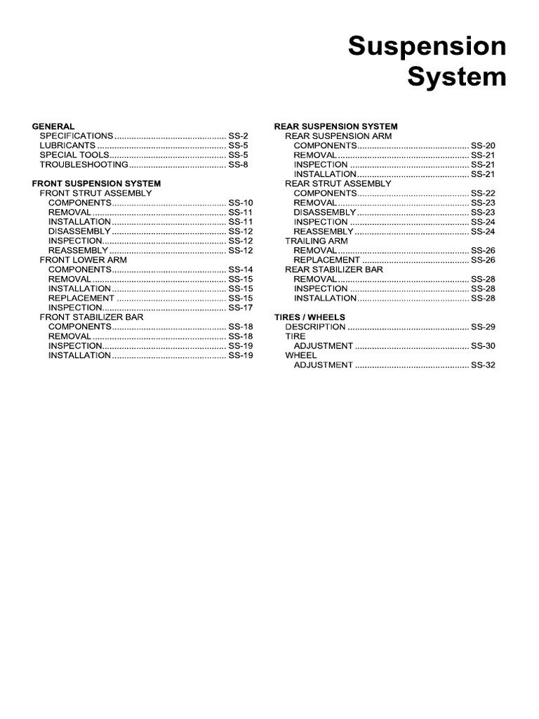 Système de Suspension | PDF