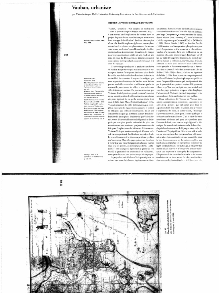 Vauban Urbaniste and Vauban Architecte-1 | PDF