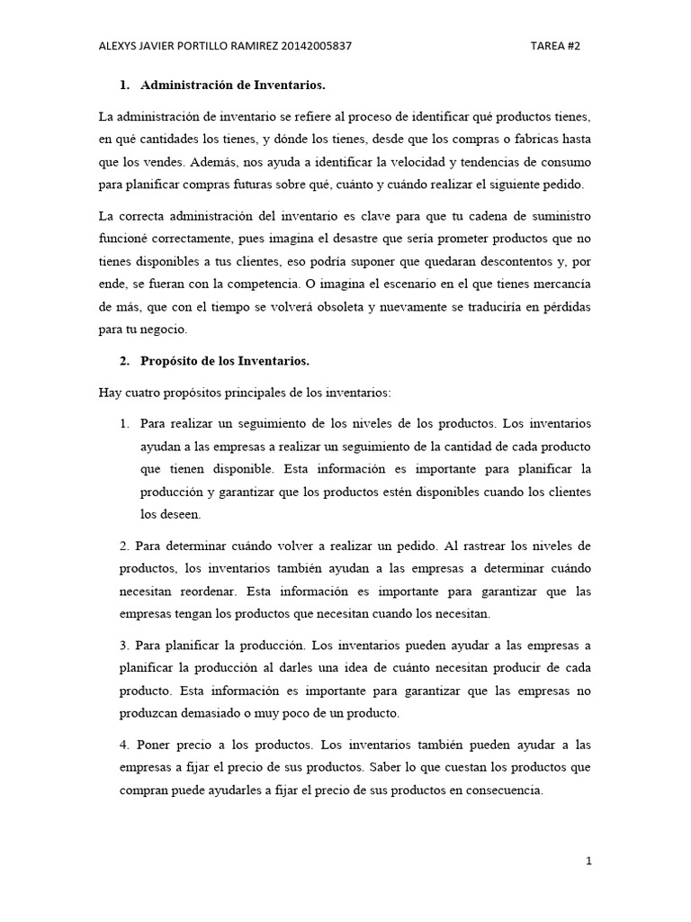 Gestión Eficiente de Inventarios | PDF | Lean Manufacturing | Business