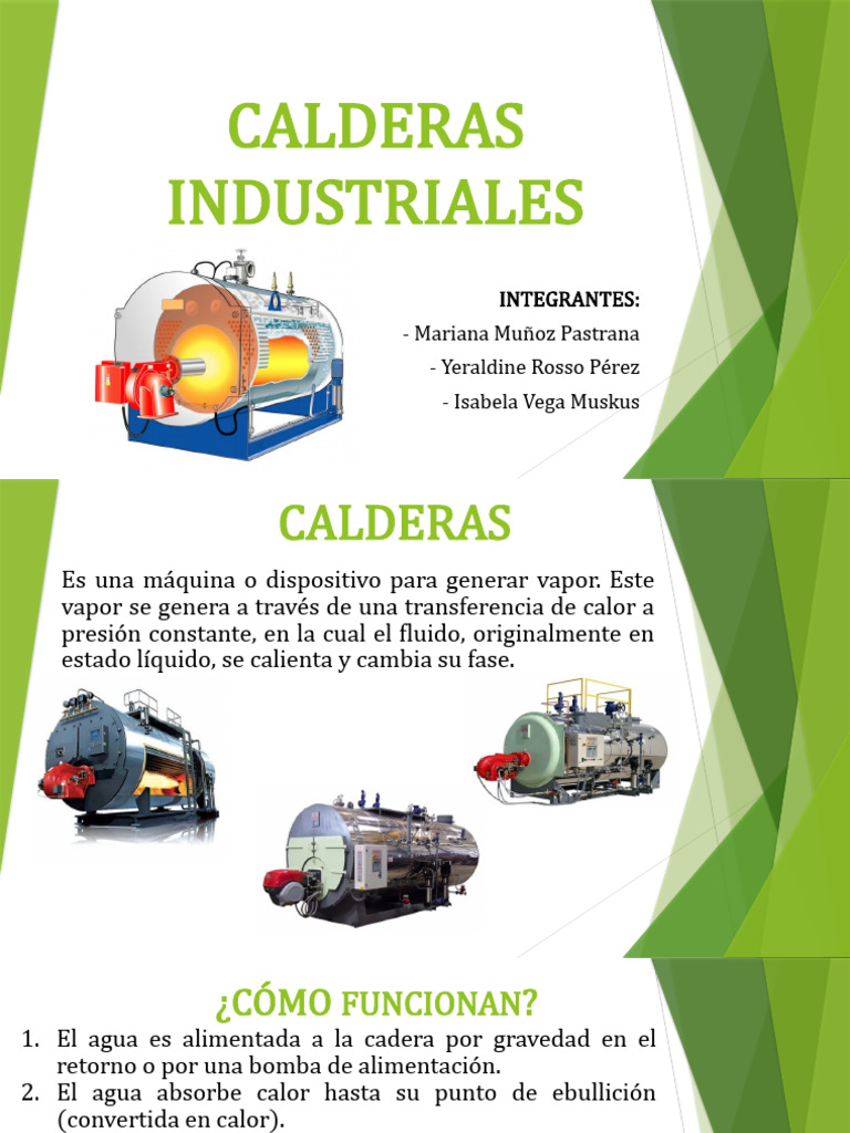 CALDERAS INDUSTRIALES | PDF | Vapor | Agua