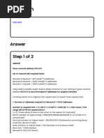VLSM Design and Implementation Practice | PDF