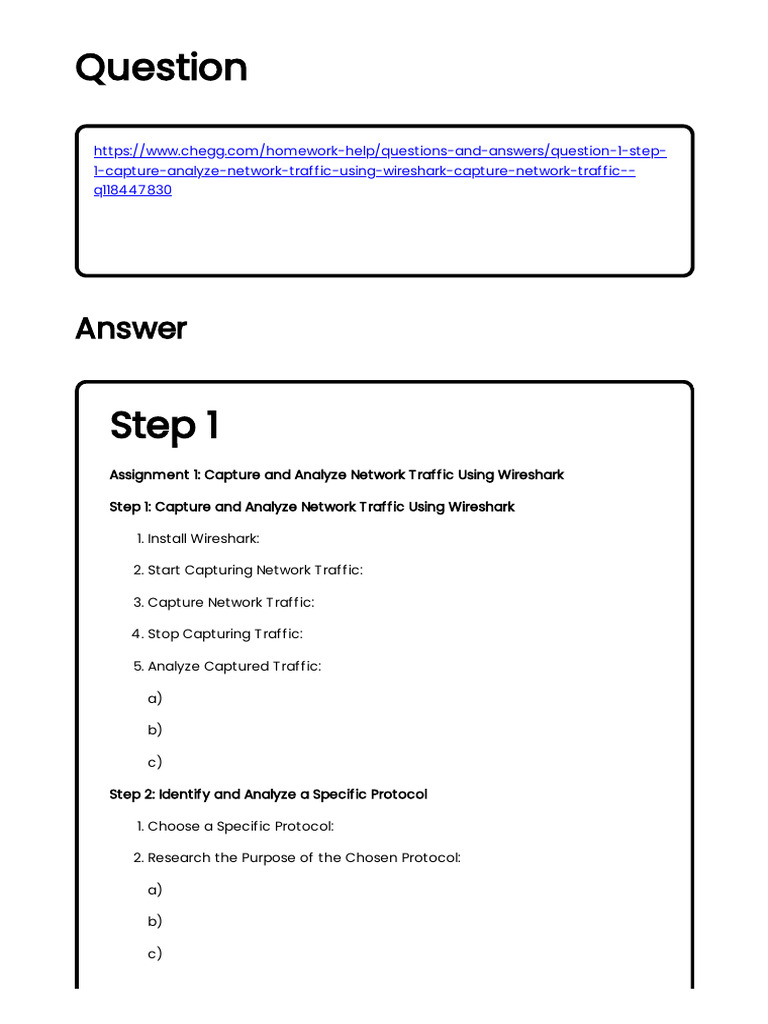 Answer: 1-Capture-Analyze-Network-Traffic-Using-Wireshark-Capture-Network-Traffic - q118447830 ...