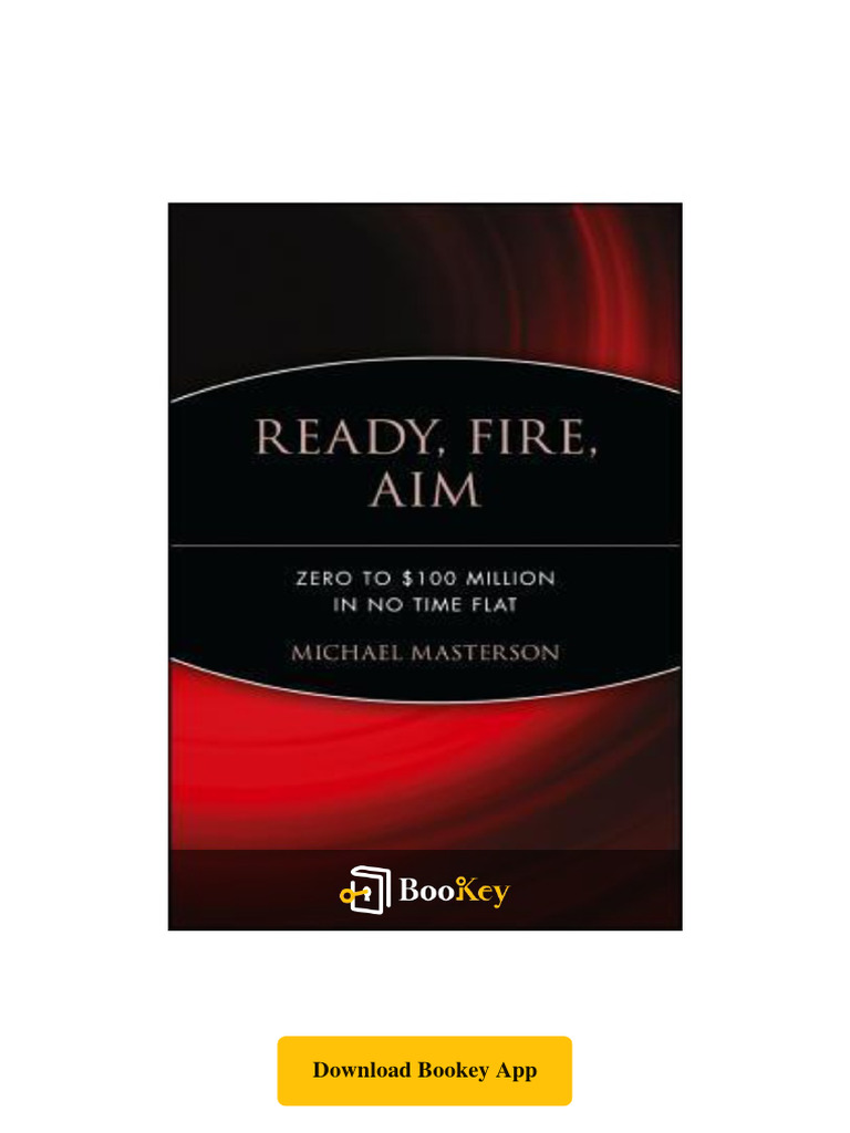 Ready, Fire, Aim | PDF | Entrepreneurship | Cognition