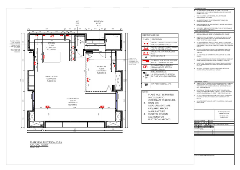 Amoils Pavilion Working File 2-A2 Landscape GF Electrical Plan 104 ...