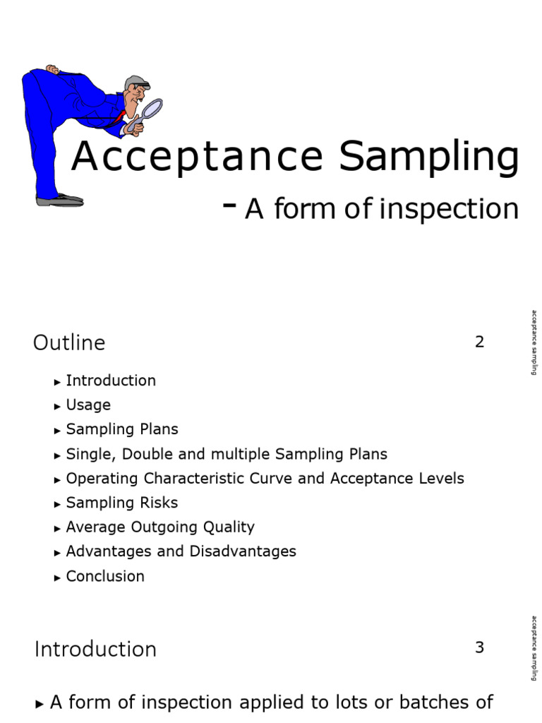 Acceptance Sampling | PDF | Sampling (Statistics) | Evaluation Methods