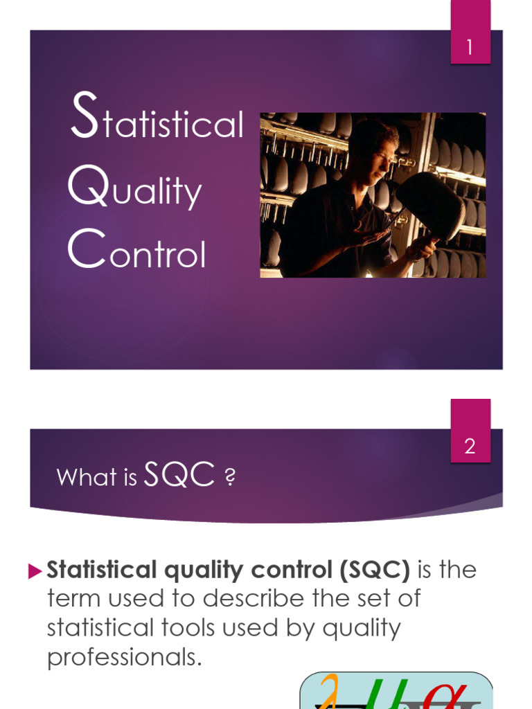 Statistical Quality Control | PDF