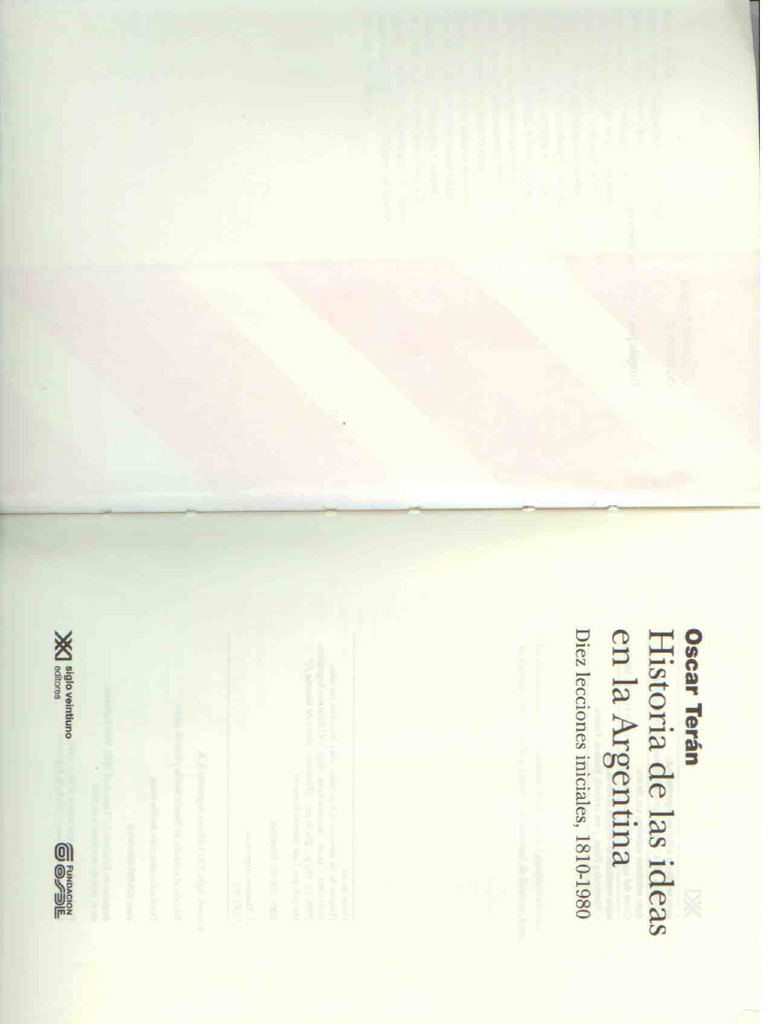 Historia_de_las_ideas_en_Argentina_-_Teran_O._1 | PDF