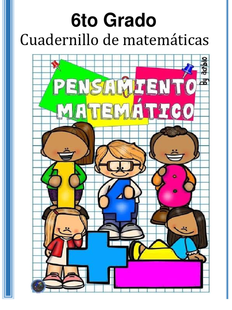 6to Grado - Cuadernillo de Matemáticas (2023-2024) - 2 | PDF | Decimal | División (Matemáticas)