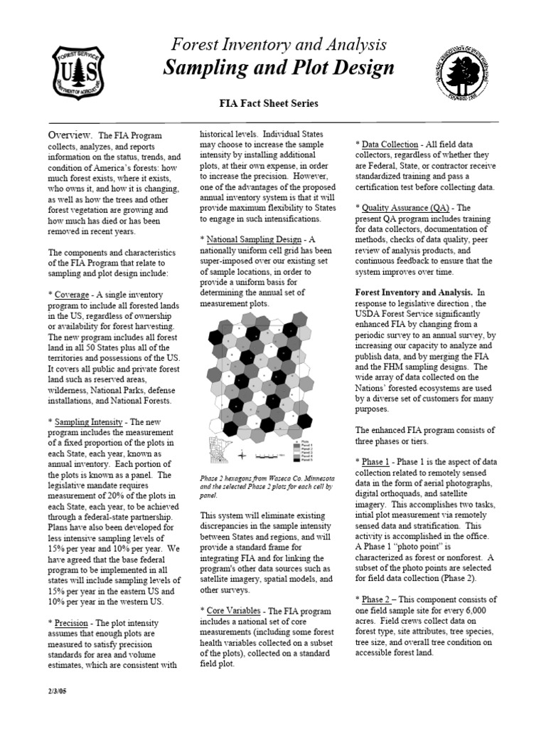 FIA Sampling and Plot Design Overview | PDF | Quality Assurance ...