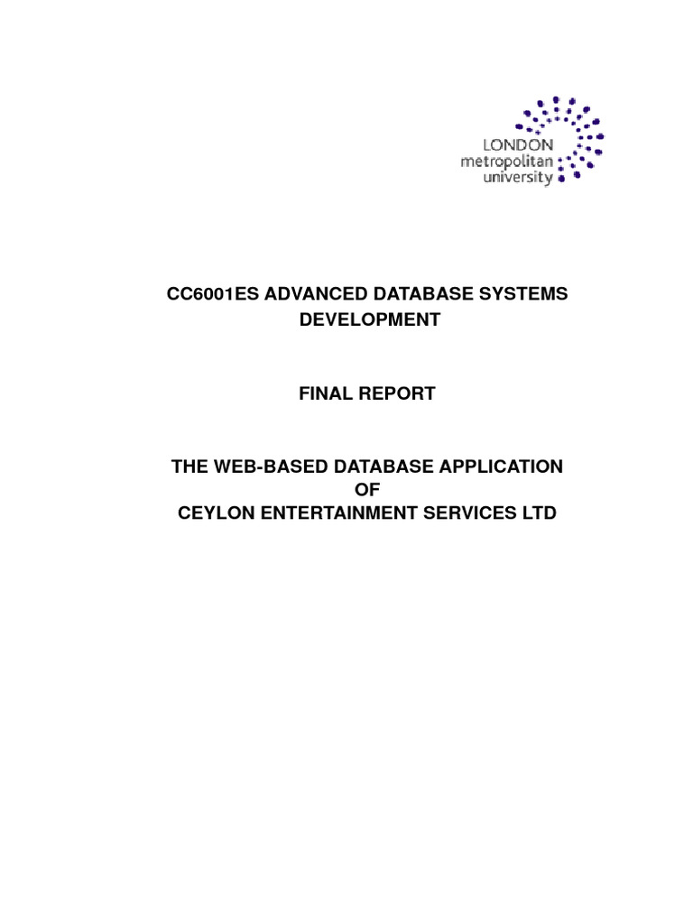 CES Web-Based Database Application | PDF | Web Application | Databases