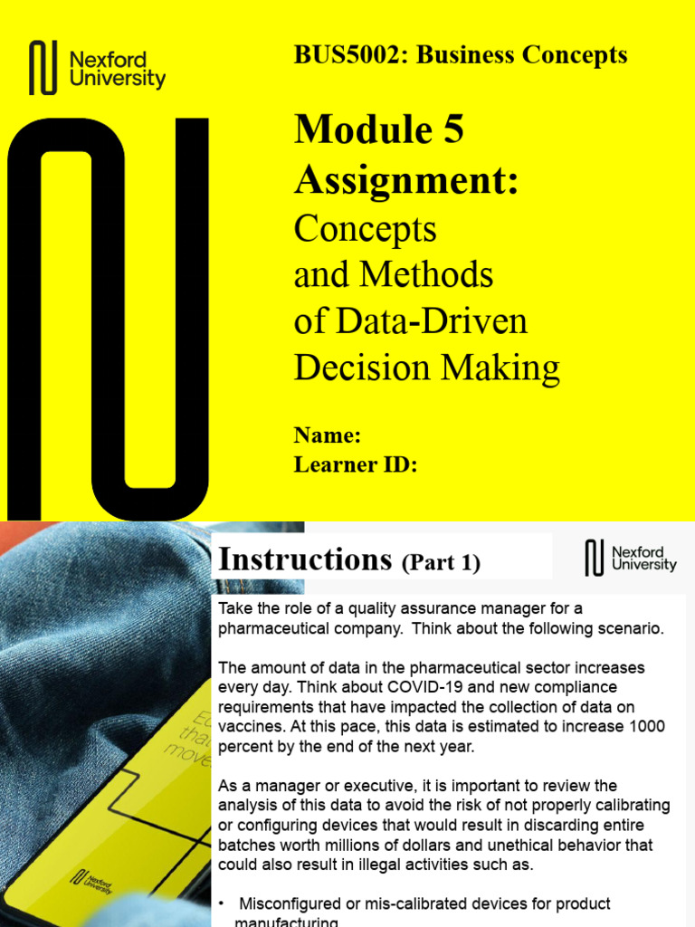 BUS5002 Module 5 Assignment | PDF | Data | Quality Assurance