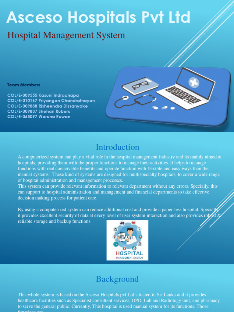 E-009838-1578834045177-15780-Hospital Management System | PDF ...