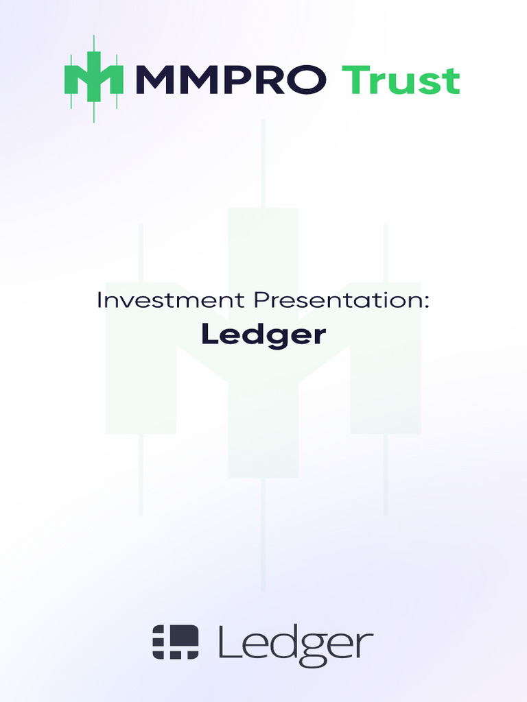 MMPRO Trust: Investment Presentation | PDF | Cryptocurrency | Venture ...
