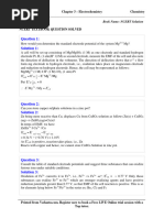Class Xii Chemistry Ncert Textbook Solution Chapter 2 Electrochemistry | PDF | Electrochemistry ...