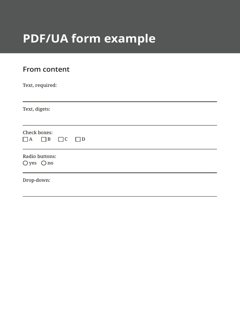 PDFUA Ref 2 10 - Form | PDF