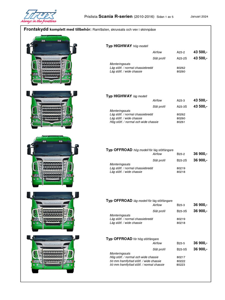 Scania R 2010-2016-Se | PDF