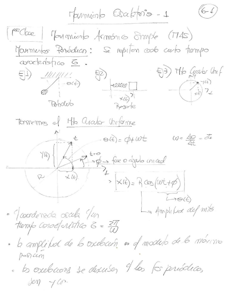 Clase6 MtoOscilatorio1 Compressed | PDF