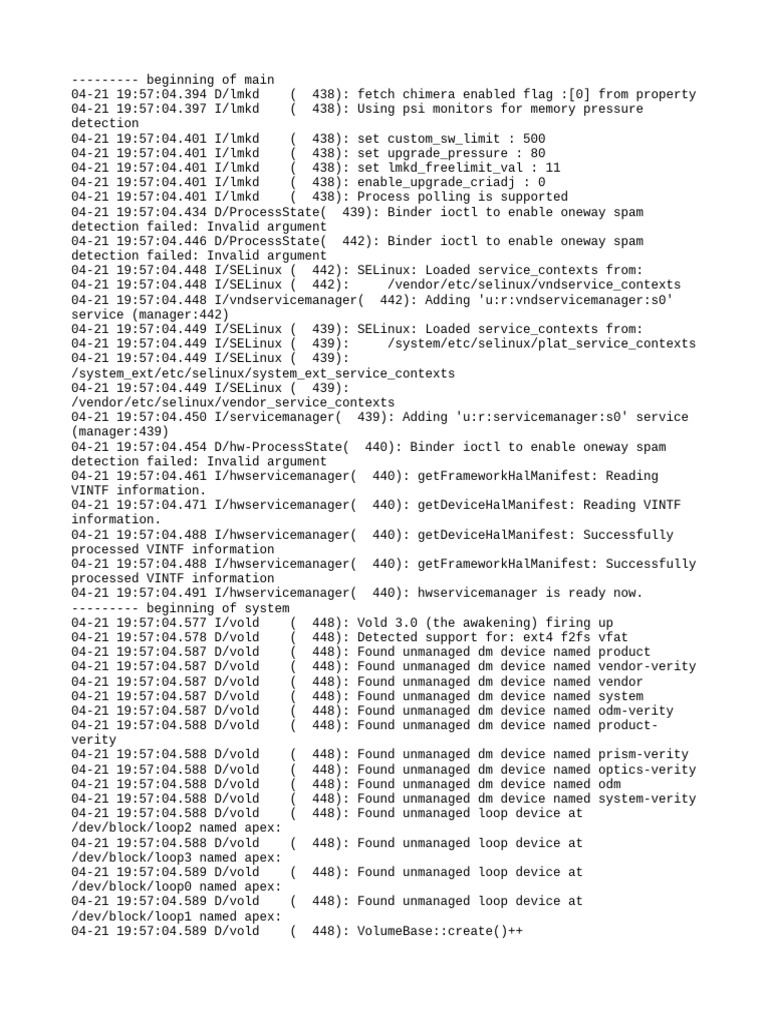Android System Log Analysis | PDF | Utility Software | Data