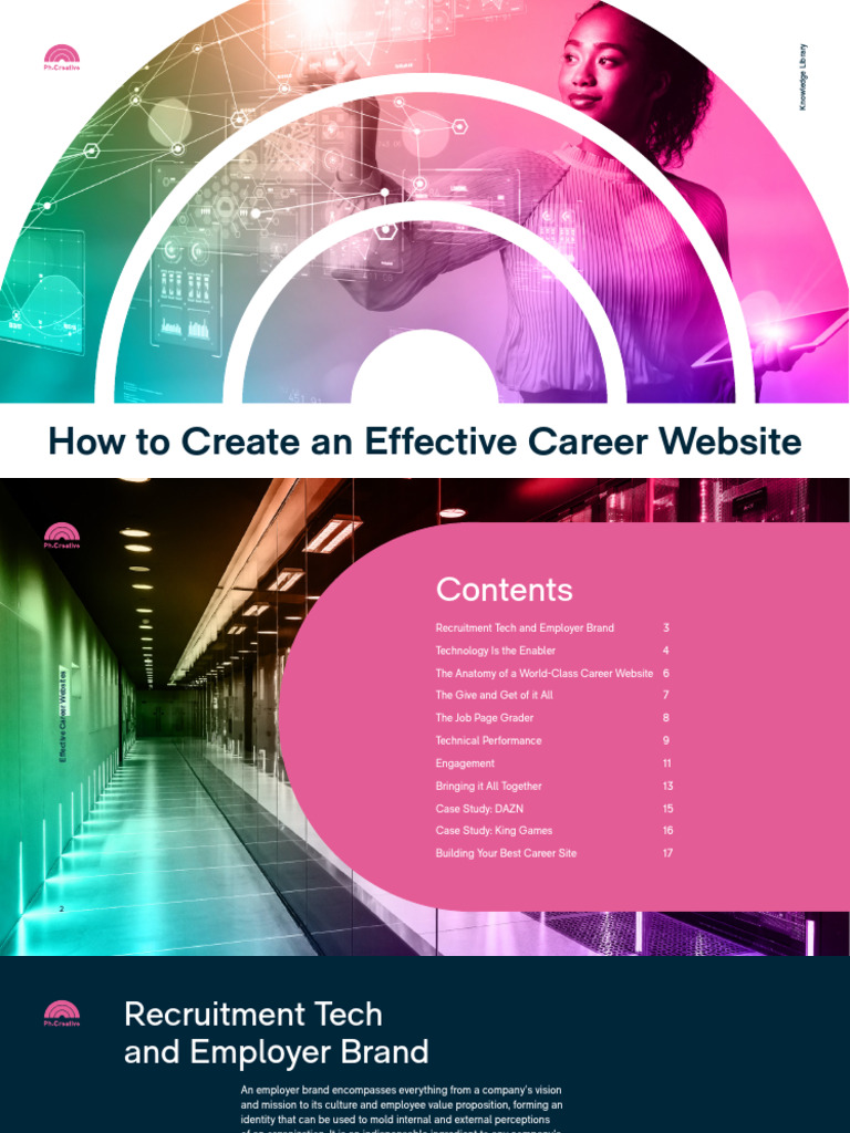 How To Create Effective Careers Site | PDF | Recruitment | Brand