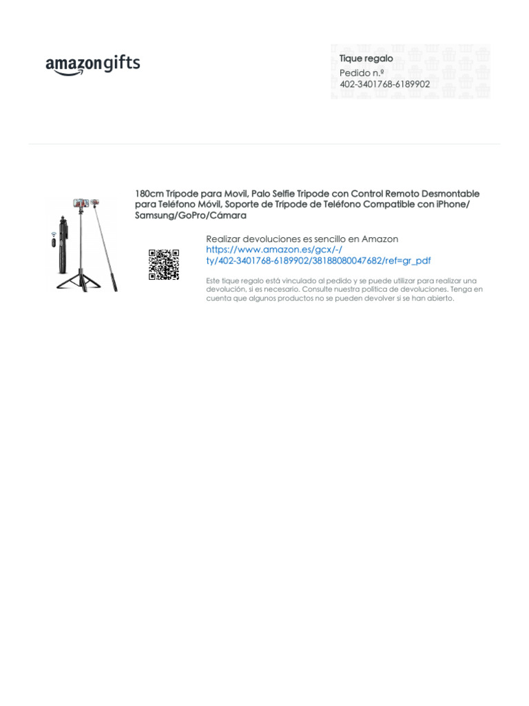 Amazon Gift Receipt | PDF
