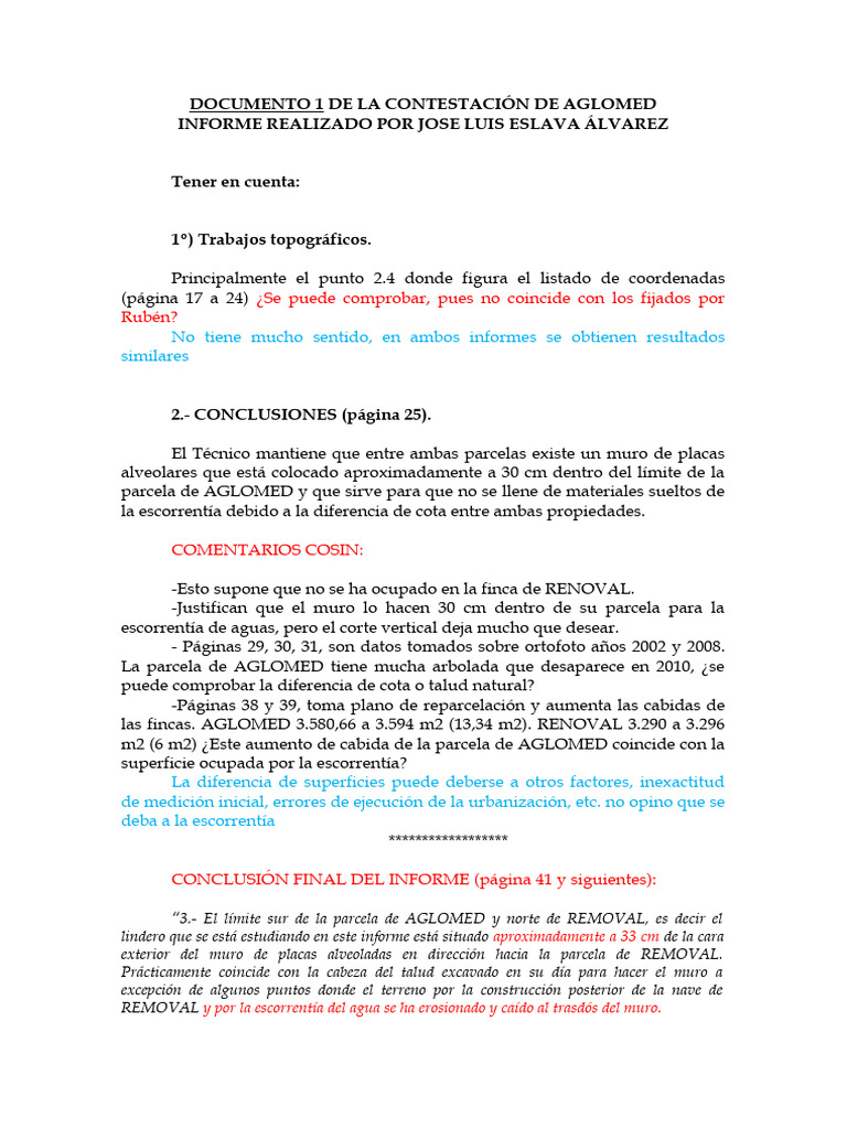 Informe Jose Luis Eslava - Revisado | PDF