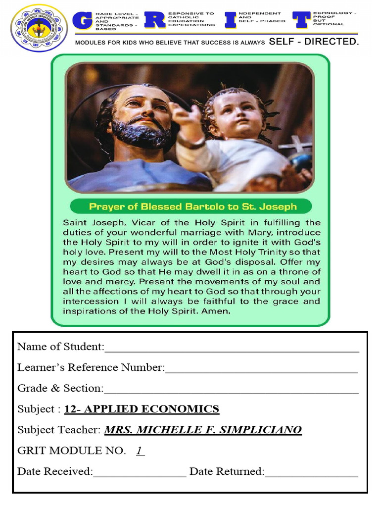 Olshco 12 Applied Economics 3Q Module 1 Grammar Edited | PDF ...